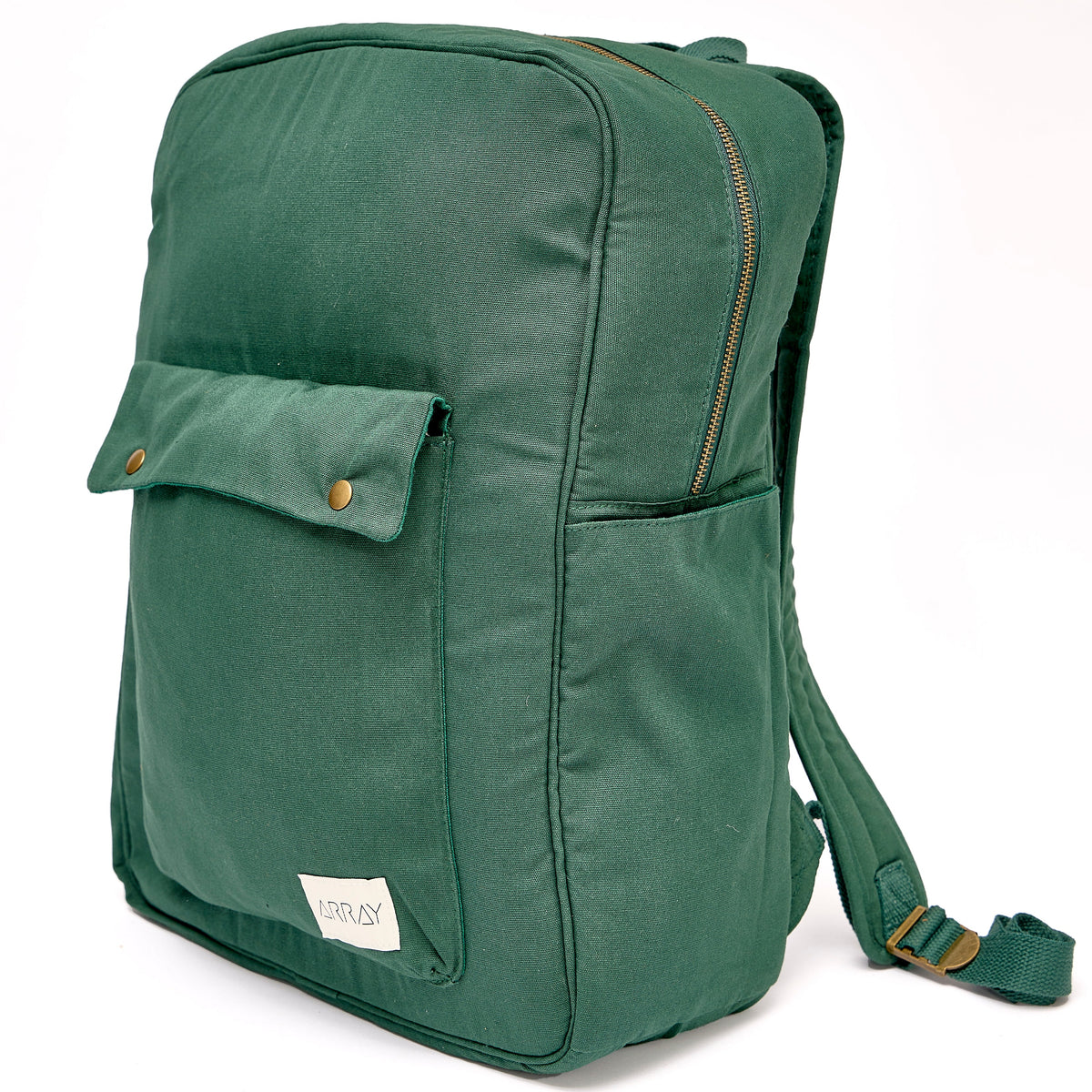 Pocket Backpack - EMERALD CANVAS – Array